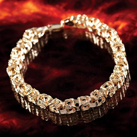 Gold Byzantine Braided Bracelet | Edgebridge