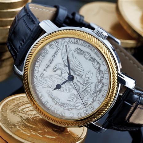 Stauer Morgan Silver Eagle Watch | Coginyx