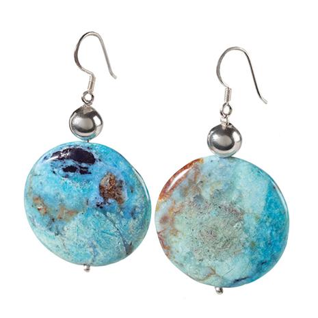 African Blue Opal Earrings | Yanyx
