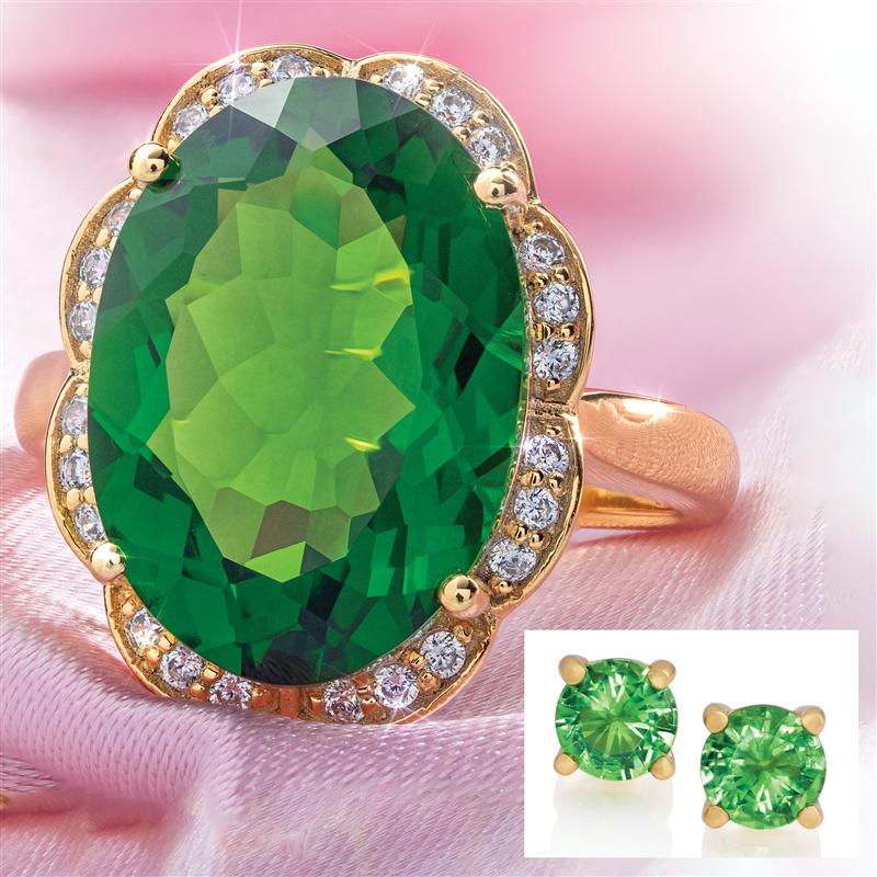 Million Reasons Why Helenite Ring & Earrings