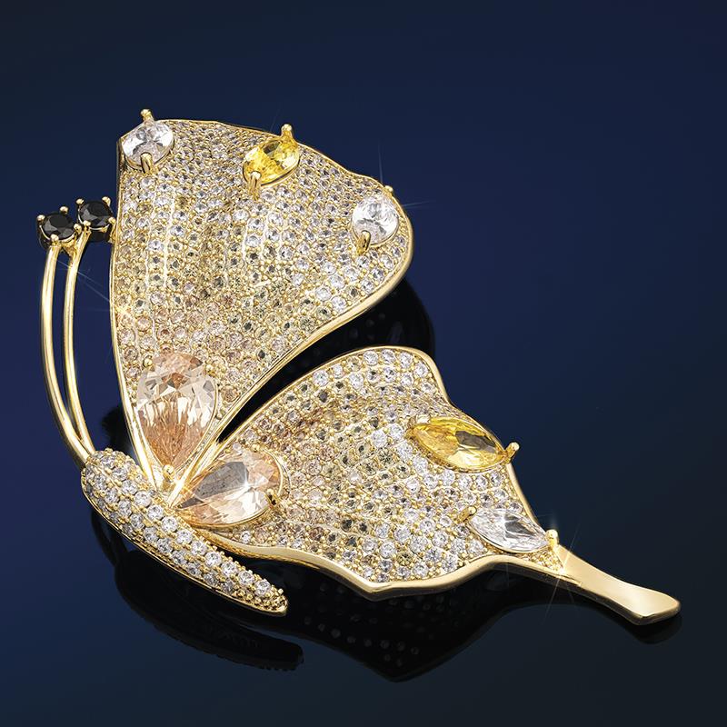 Deco Butterfly Brooch