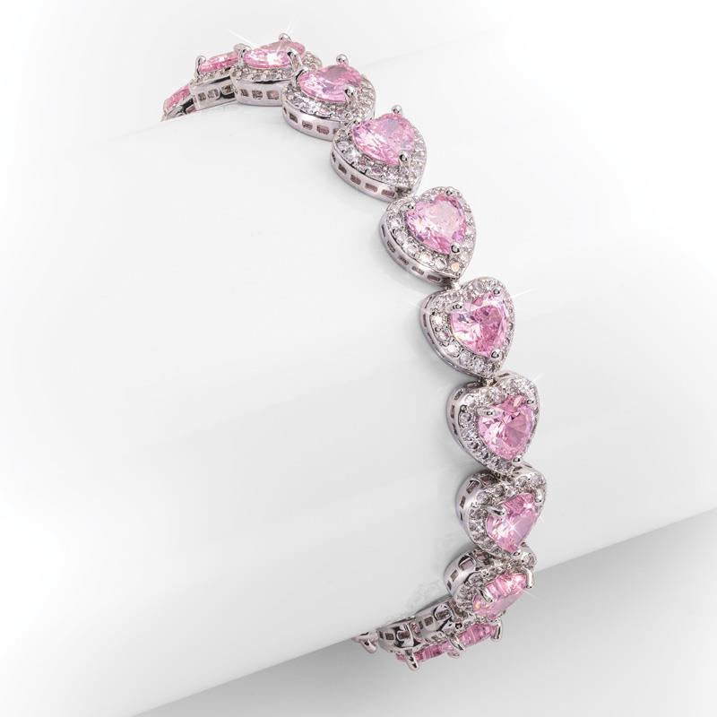 Pink Heart Bracelet