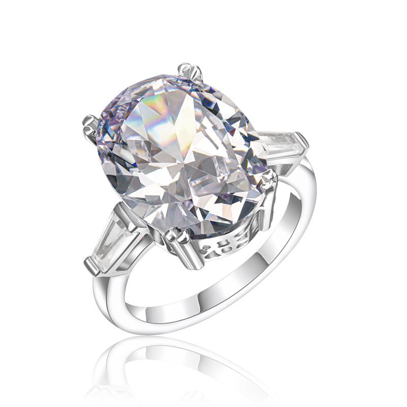 DiamondAura Oval & Baguette Ring