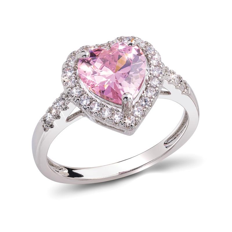 Pink Heart Ring